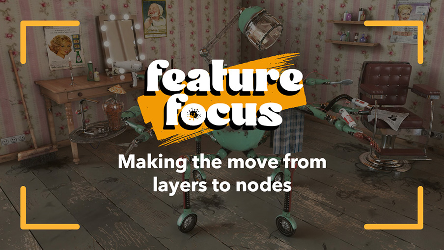 Switching from layer stack to Node Graph in Mari | Foundry